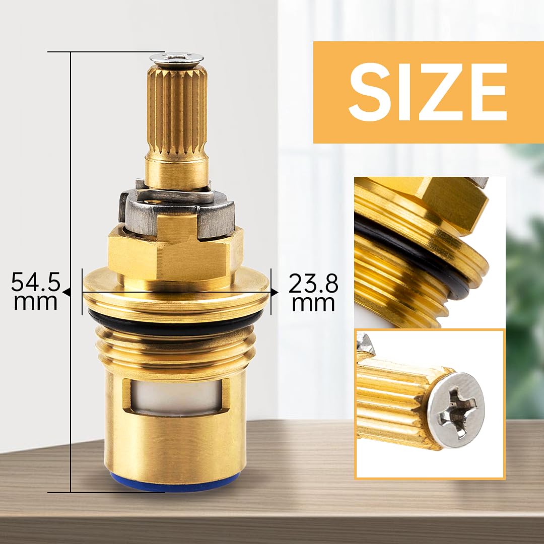 2 Pack Faucet Cartridges Replacement Compatible With K-GP77005-RP K-GP77006-RP, Kohler Parts Replacement Shower Faucet Stem Ceramic Valve Fit for Kitchen Bathroom