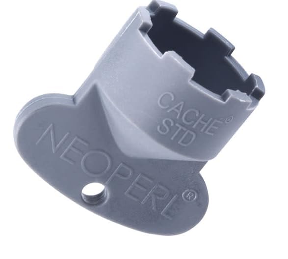 Neoperl SLC Spray Cache Faucet Aerator PCA Low Flow 0.35 gpm Smart Stream Saver + Install Key Standard/Junior/Tiny JR. Sizes 13 0650 (Regular M24), Blue