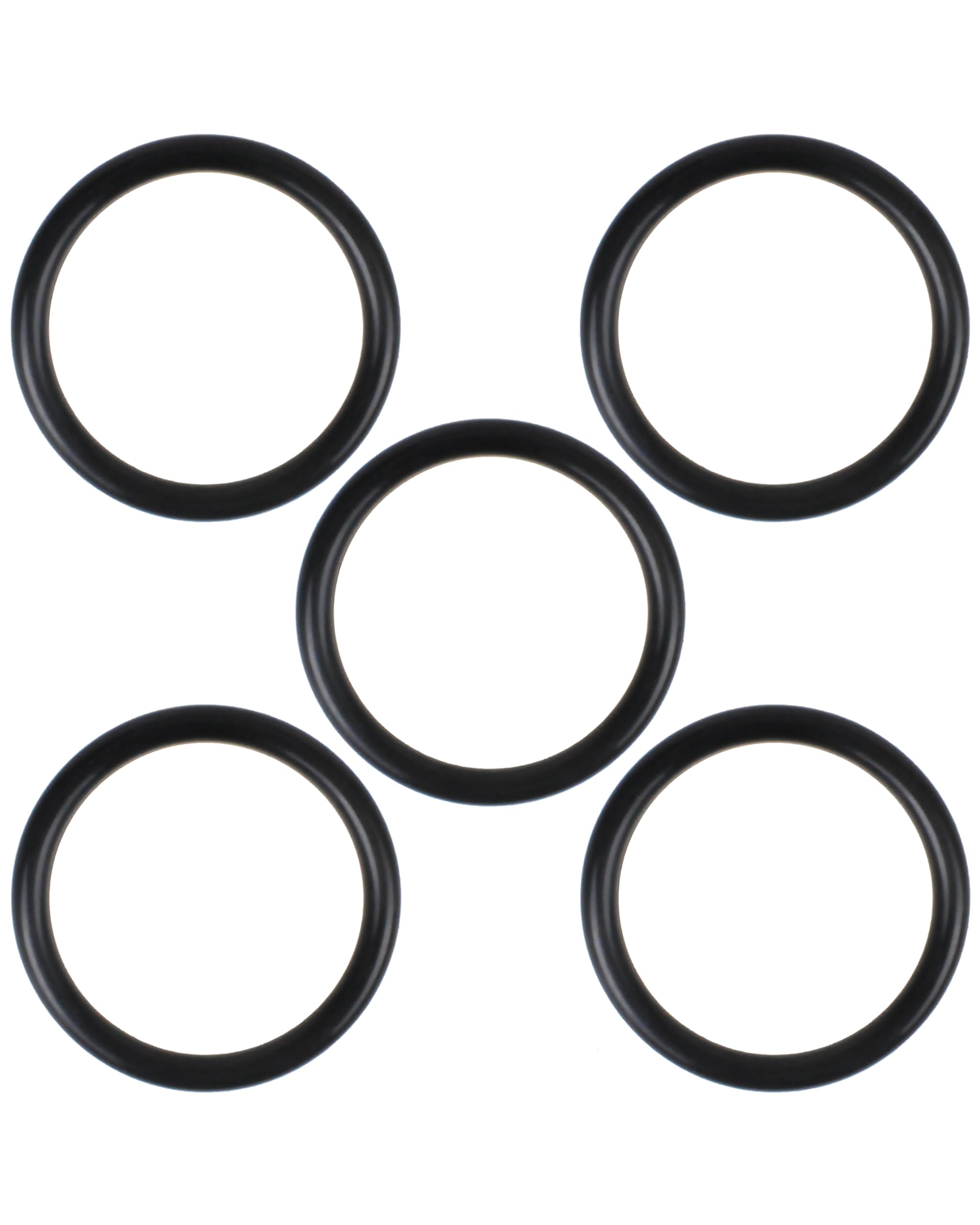 (5 Pack) for T&S Brass 010389-45 O-Ring Replacement Plunger Rubber Gasket for Three-Layer Sink Drain and Torsion Waste Drain Valve Seals