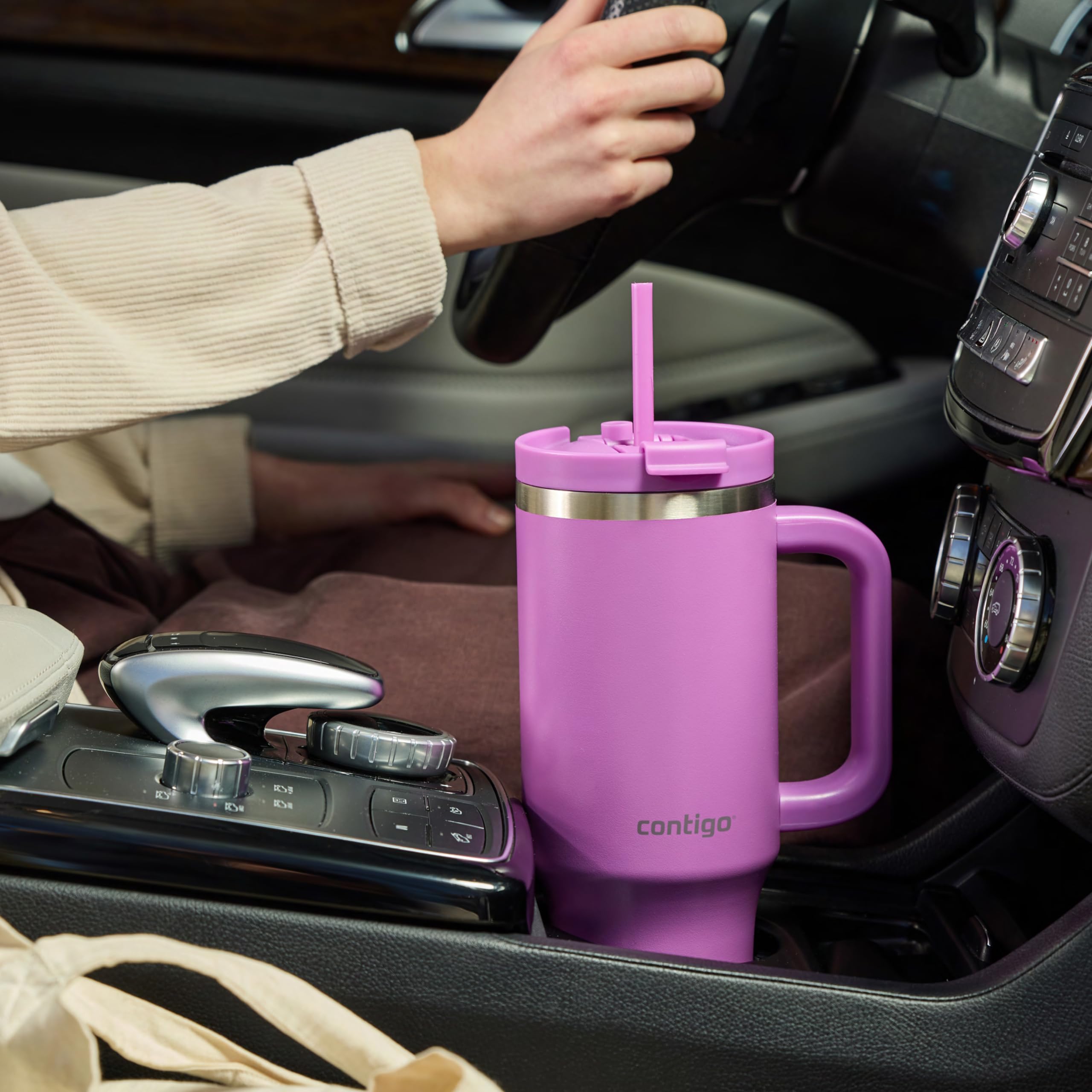 Contigo Streeterville 40oz Tumbler, Stainless Steel Vacuum Insulated, Leak-Proof, Cold for 29 Hours, Galactic