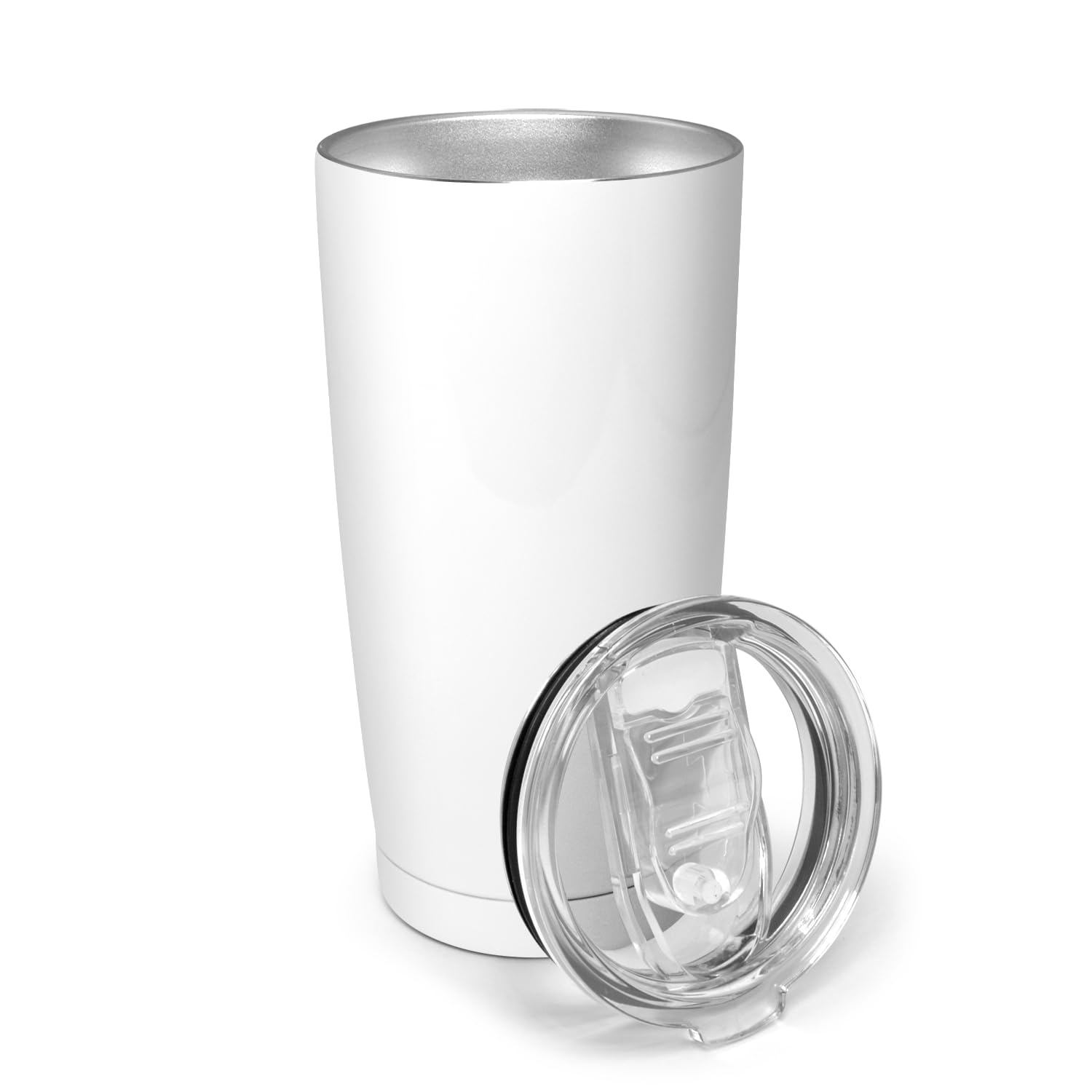 iPick Image for Ford Bronco in Blue Color 20 oz Dual-Wall Insulated Stainless Steel White Travel Tumbler