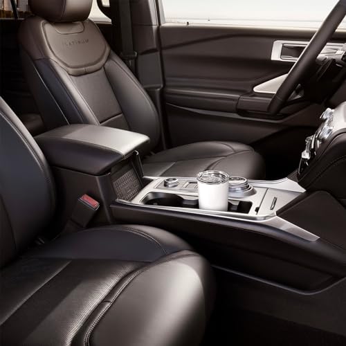 iPick Image for Ford Bronco in Full-Color 20 oz Dual-Wall Insulated Stainless Steel White Travel Tumbler