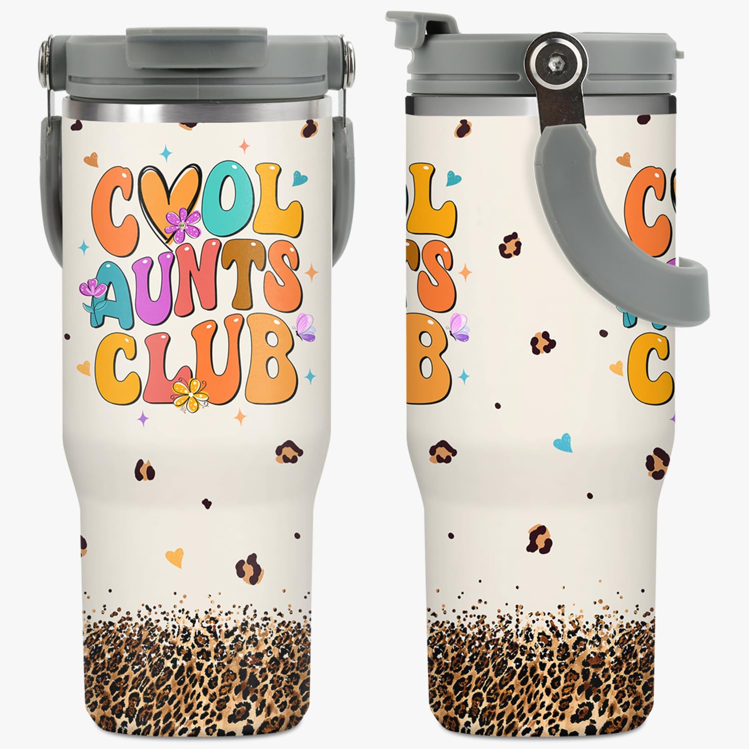 TAMUNBEE Aunt Gifts from Niece, Nephew - Birthday, Mothers Day, Thanksgiving, Christmas Gifts for Auntie - Best Aunt Ever Gifts Ideas - 30oz Tumbler With Handle
