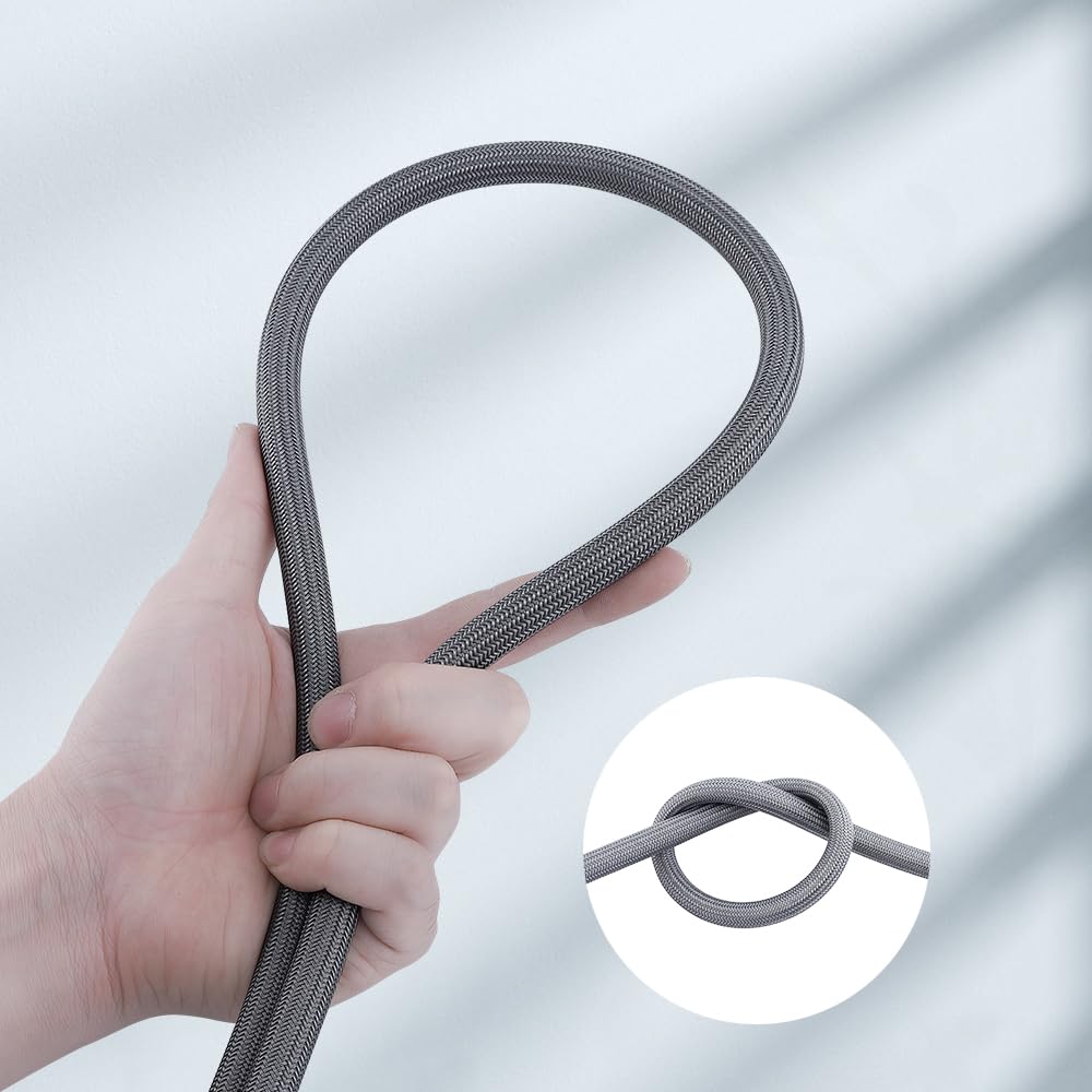 Kitchen Faucet Parts Pull out Faucet Hose Compatible for Grohe 48293000 Flexible Shower Hose Replacement With Weight Ball and 3 Connectors