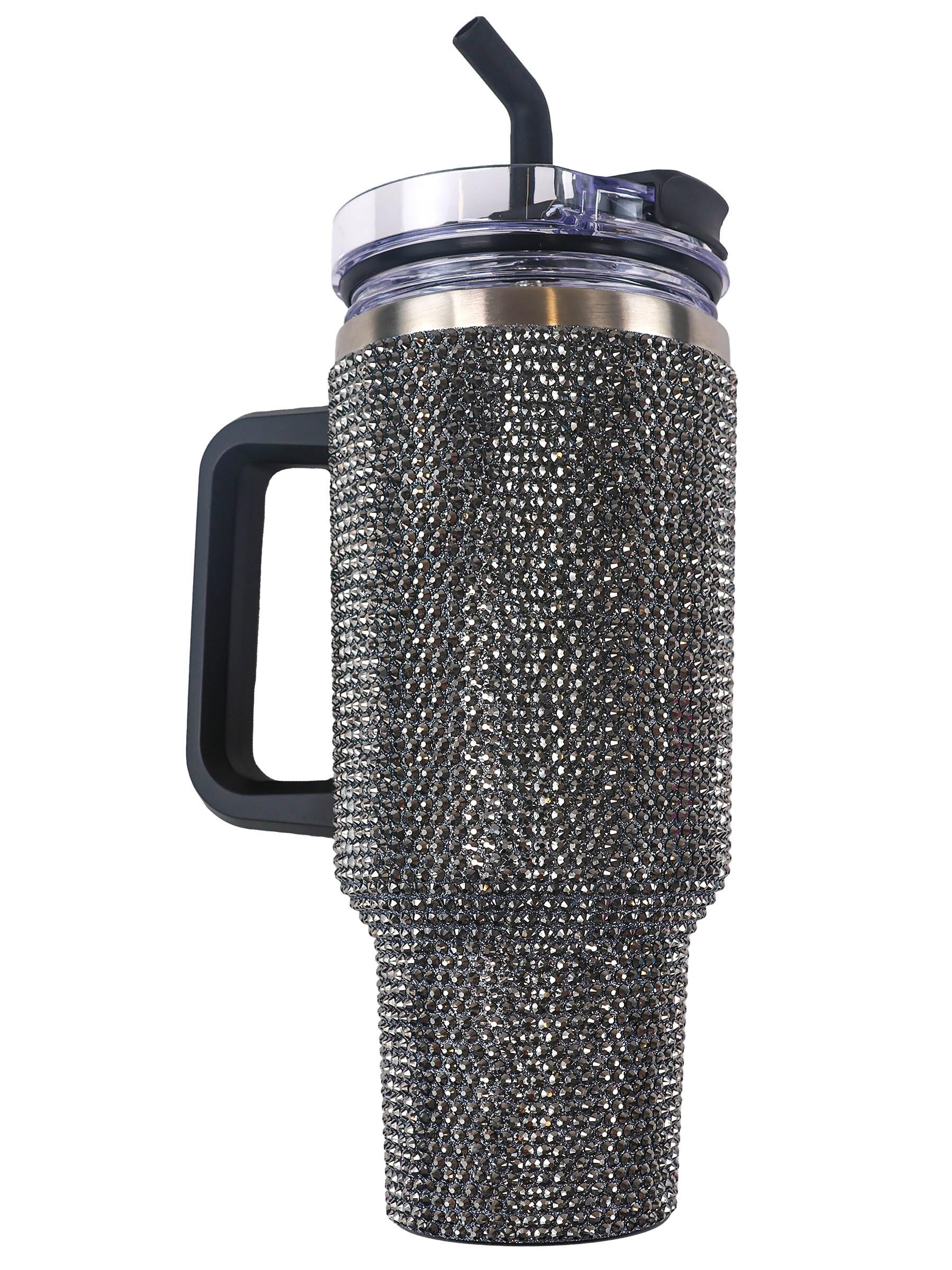 Simply Southern Stylish, Durable, and Southern-Charm Packed 40 oz Tumbler-Black Sequin
