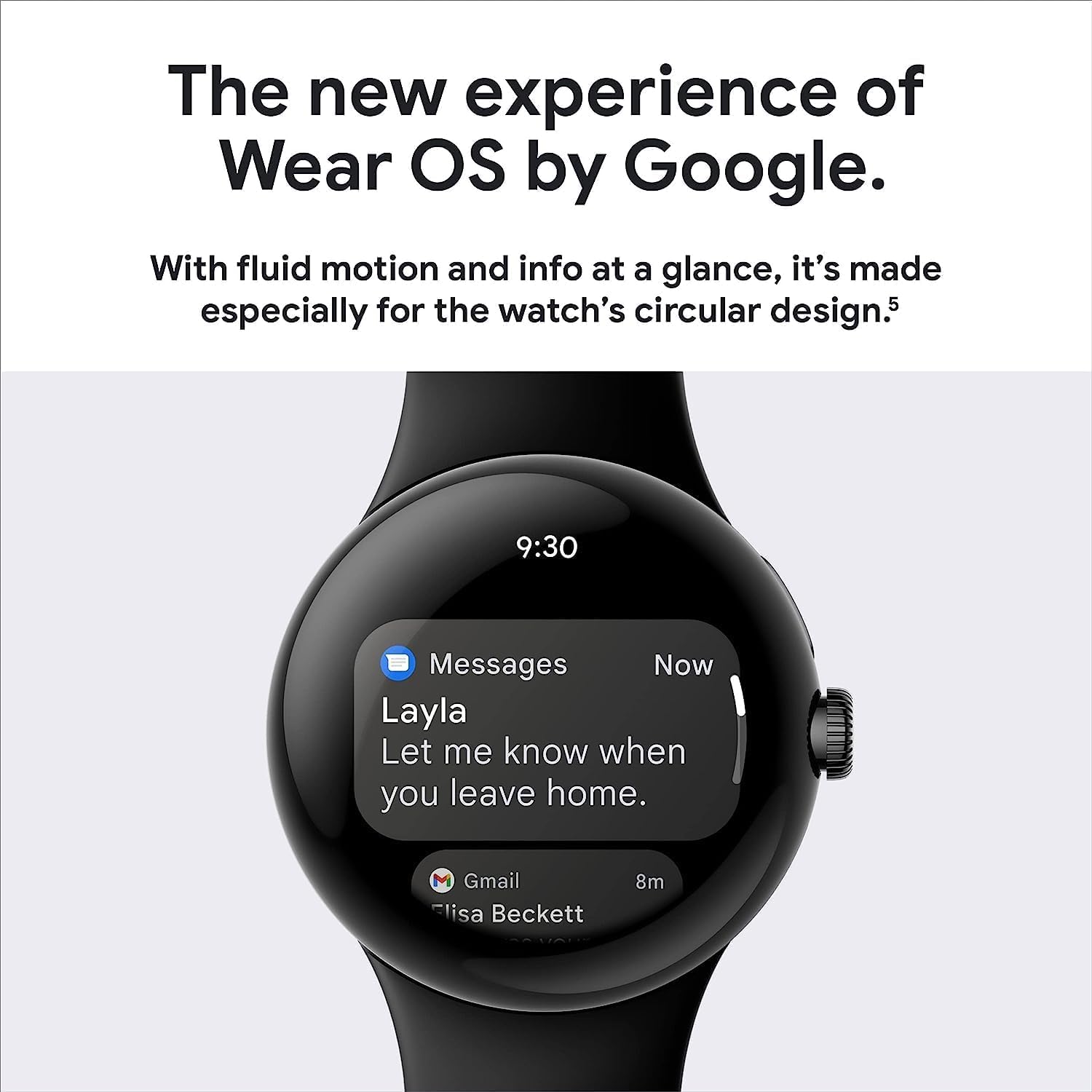 Google | Pixel Watch | Android Smartwatch with Fitbit Activity Tracking | Fitness and Sleep Tracker with Heart Rate Tracker | 41mm (Bluetooth, Matt Black case w/Black Active Band) (Renewed)