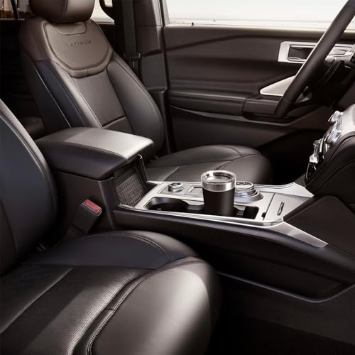 iPick Image for Ford Bronco 20 oz Dual-Wall Insulated Stainless Steel with Black Silicone Sleeve Travel Tumbler