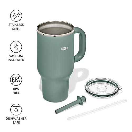 OXO Strive XL Tumbler with Handle – 32 oz. – Jade
