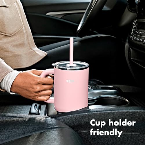 OXO Strive XL Tumbler with Handle – 32 oz. – Rose Quartz