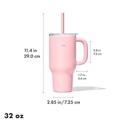 OXO Strive XL Tumbler with Handle – 32 oz. – Rose Quartz