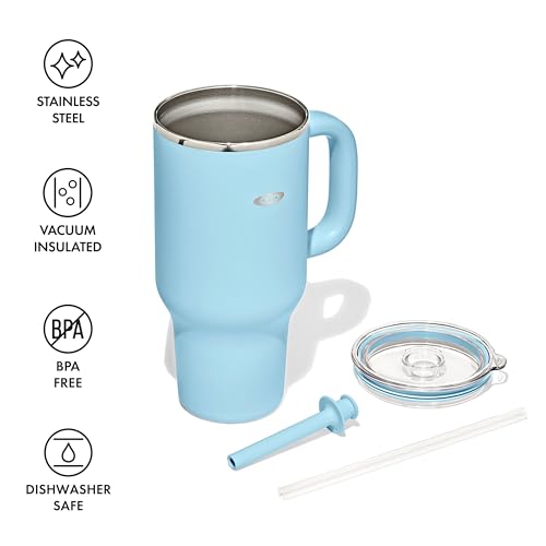 OXO Strive XL Tumbler with Handle β 32 oz. β Blue Topaz