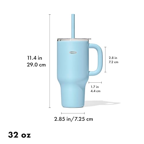 OXO Strive XL Tumbler with Handle β 32 oz. β Blue Topaz