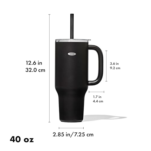 OXO Strive XL Tumbler with Handle β 40 oz. β Onyx