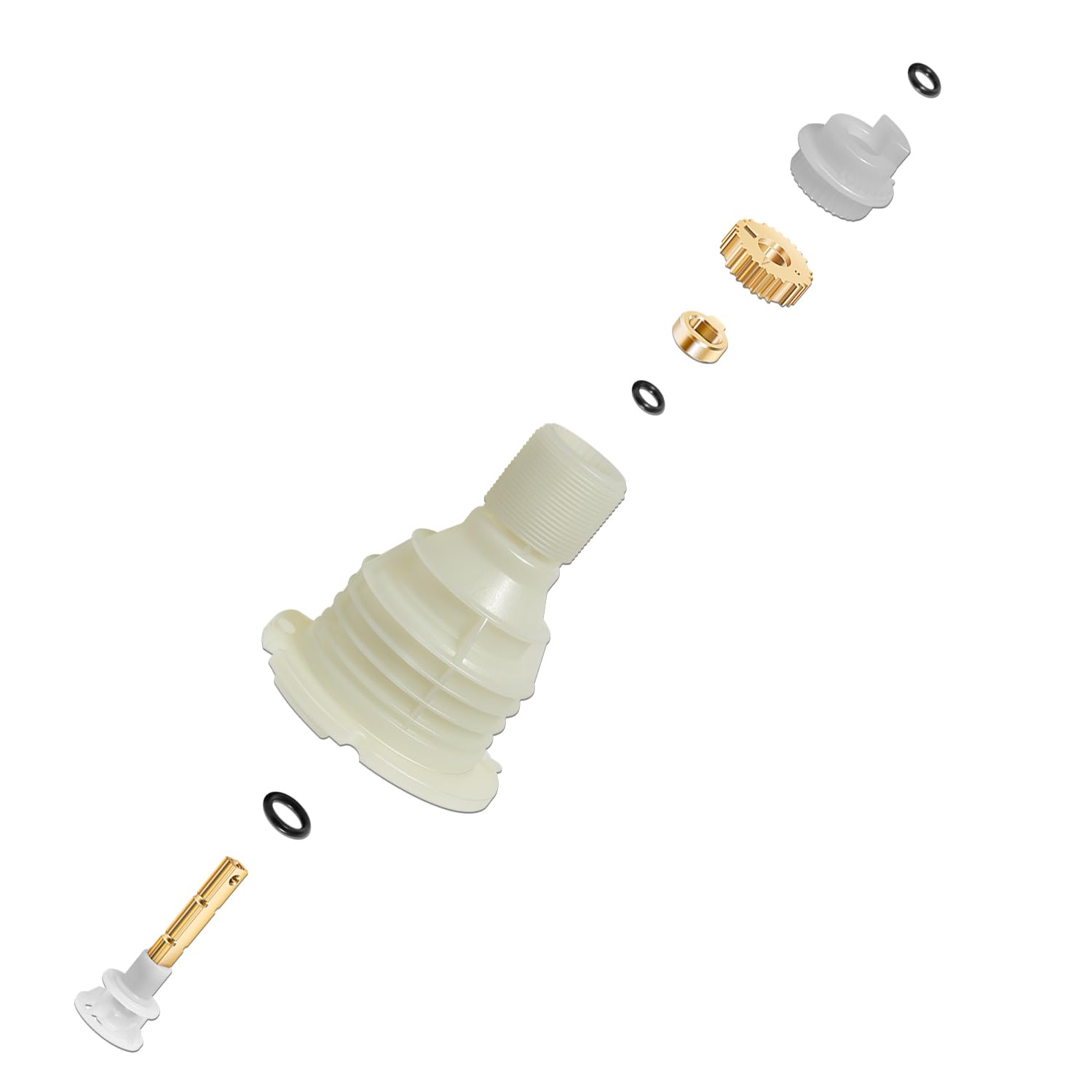 RP26755 Cartridge Top Assembly Sleeve Assembly for Delta Two-Handle Pressure Balance Shower Faucet 2300 Series for Temperature Control
