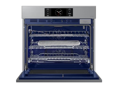 SAMSUNG Bespoke 30" Single Wall Oven with AI Pro Cooking Camera, Stainless Steel, NV51CG700SSRAA