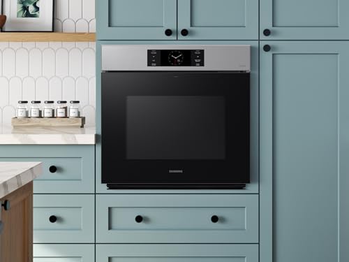 SAMSUNG Bespoke 30" Single Wall Oven with AI Pro Cooking Camera, Stainless Steel, NV51CG700SSRAA