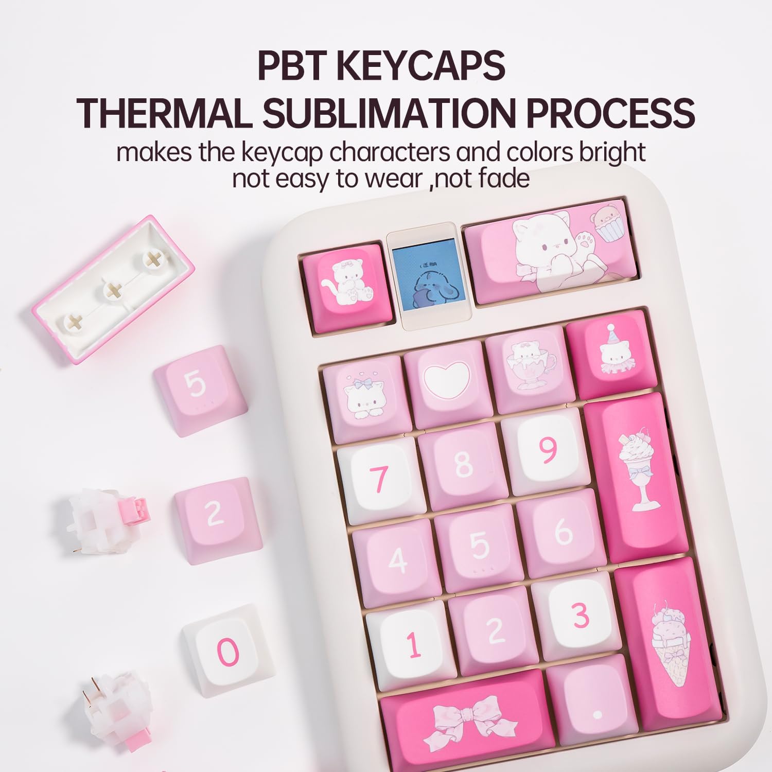 CoolKiller Rococo Hot Swappable Mechanical Numeric Keypad Num Pad for Laptop, PC, Desktop, Notebook