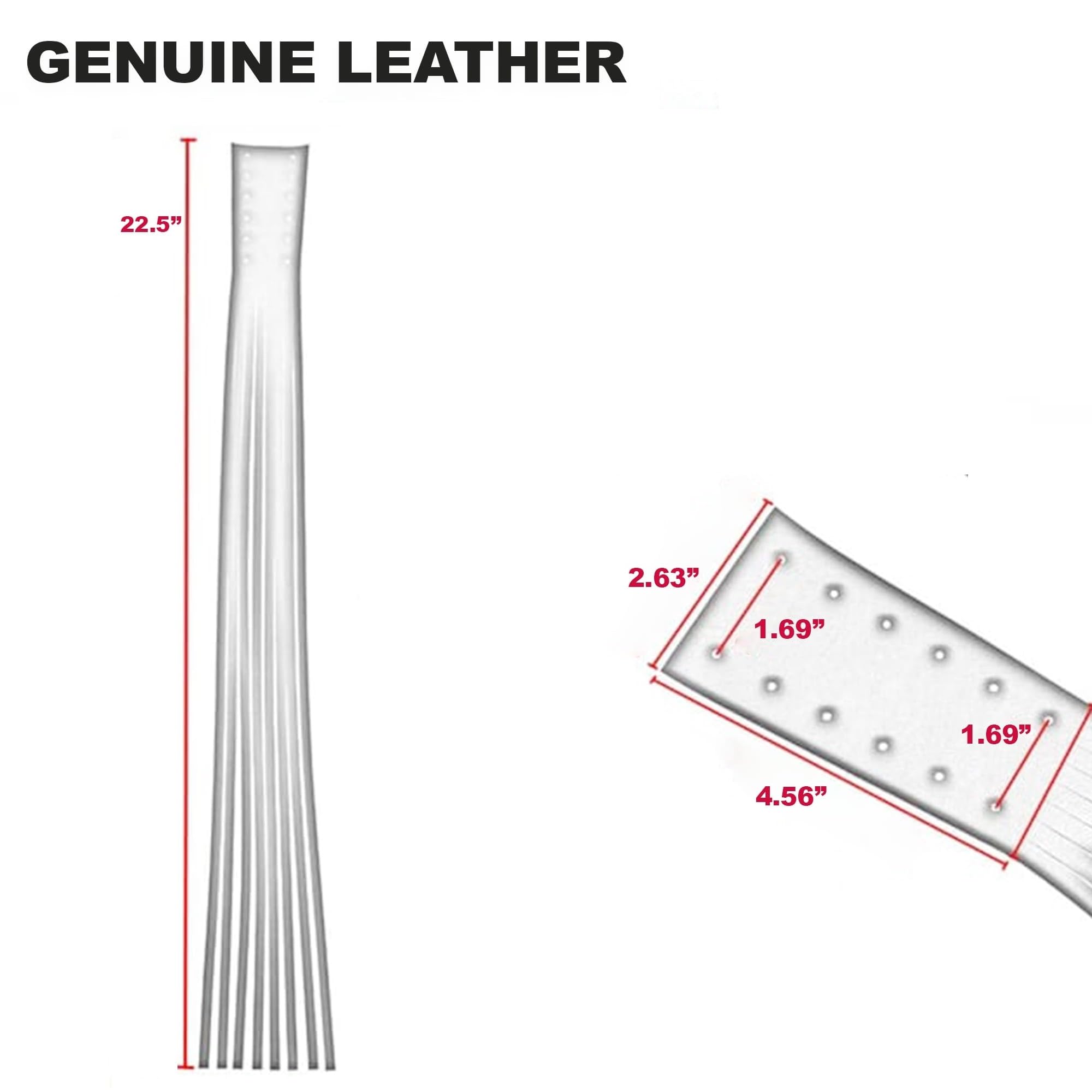 Motorcycle Black Leather Brake Clutch Lever Grip Cover with Fringes for Honda Shadow Sabre