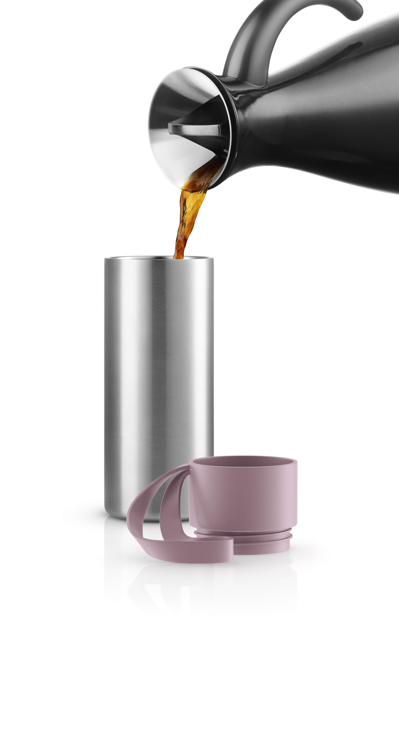 Eva Solo | To Go Cup 12oz | Double walled thermo cup with vacuum | Danish Design, Functionality & Quality | Nordic rose