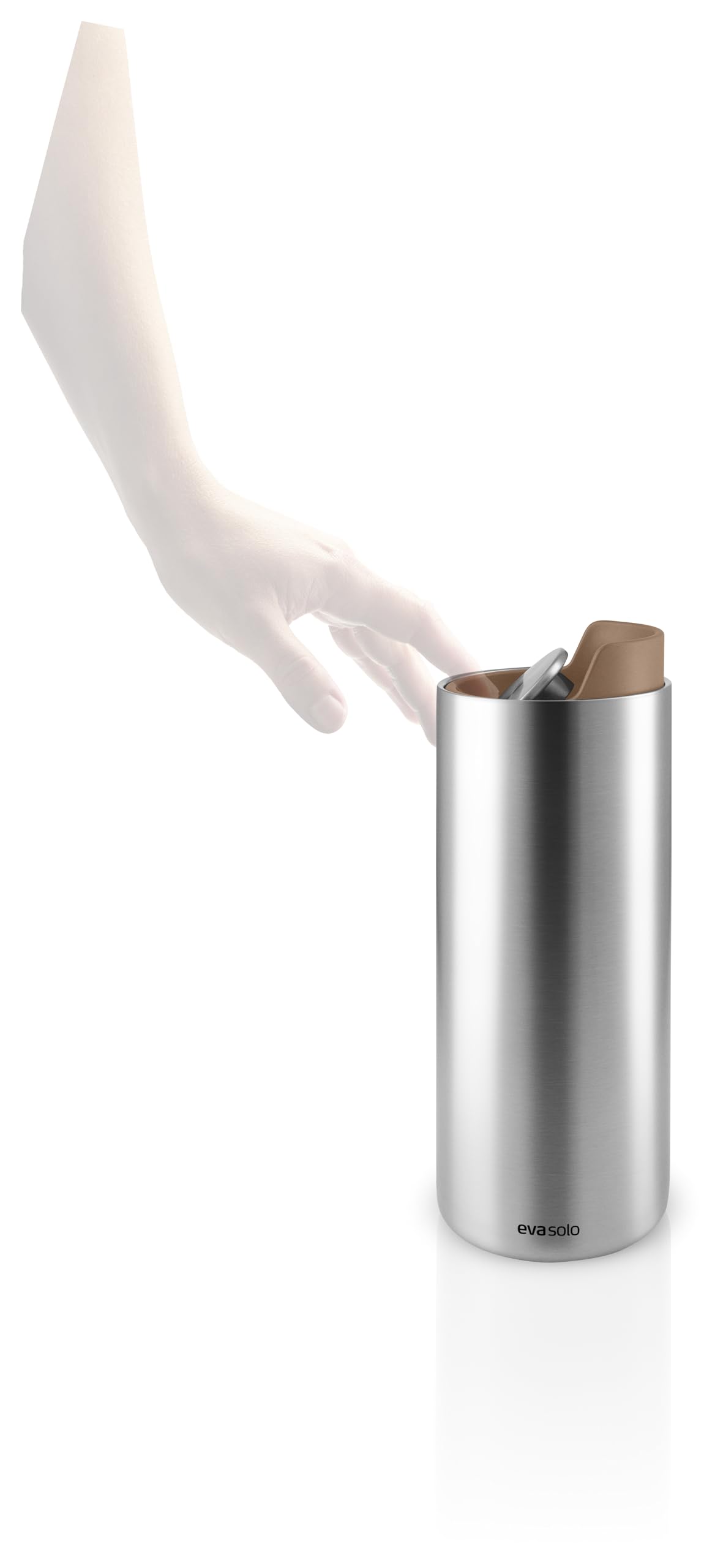 Eva Solo | Urban To Go Cup 12oz Mocca | Double walled thermo cup with vacuum | Danish Design & Functionality | Mocca