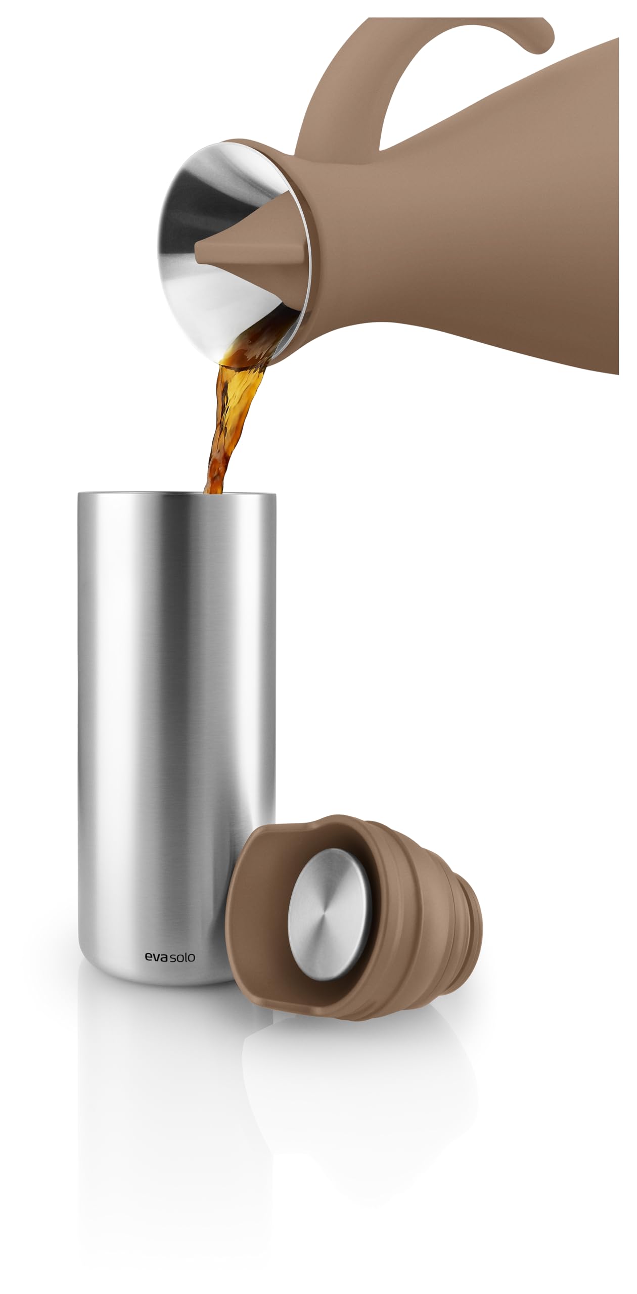 Eva Solo | Urban To Go Cup 12oz Mocca | Double walled thermo cup with vacuum | Danish Design & Functionality | Mocca