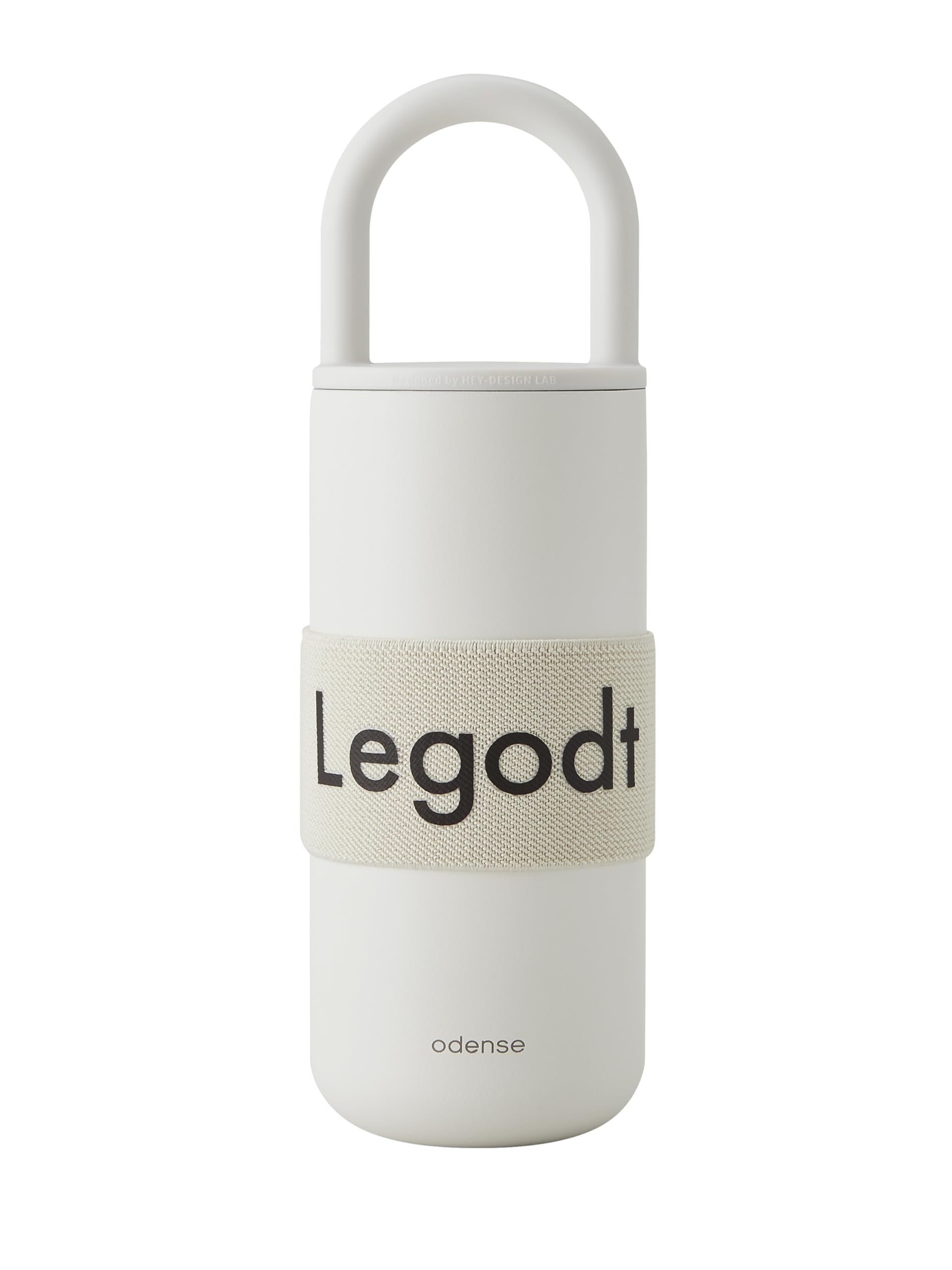Odense Legodt Loop Tumbler 20oz with Lid and Handle - Insulated Tumbler with Leak-Resistant Lid - Double Stainless Steel Travel Coffee Mug, Water Bottle, Keeps Drinks Hot or Cold(Vanilla Cream)