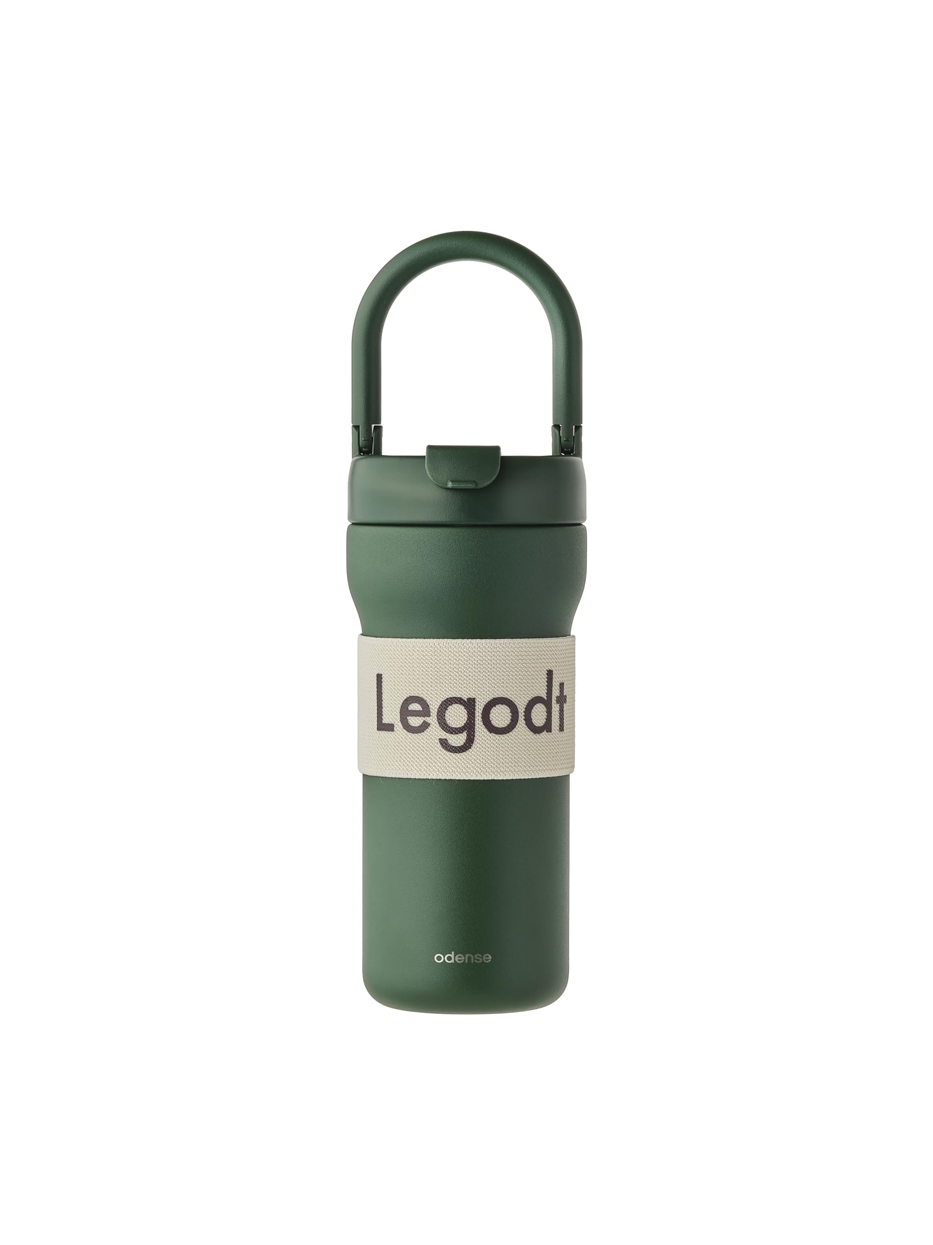 Odense Legodt 2 Way Tumbler 24oz with 2 in 1 Lid & Flexible Handle - Straw Available Insulated Travel Coffee Mug with Leak Proof - Double Stainless Steel Keeps Drinks Hor or Cold(Sweet Pumpkin)