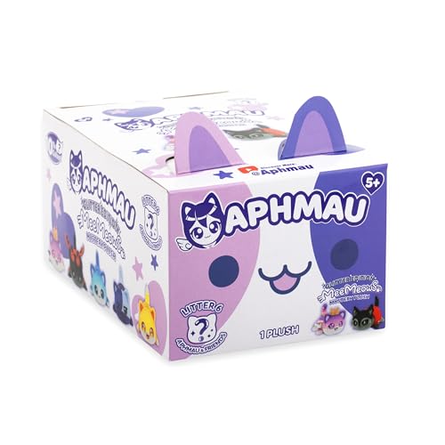 Aphmau 6” MeeMeow Mystery Plush – Series 6; YouTube Gaming Channel, Blind Box, 1 of 10 Possible, Friends MeeMeows, Official Merch