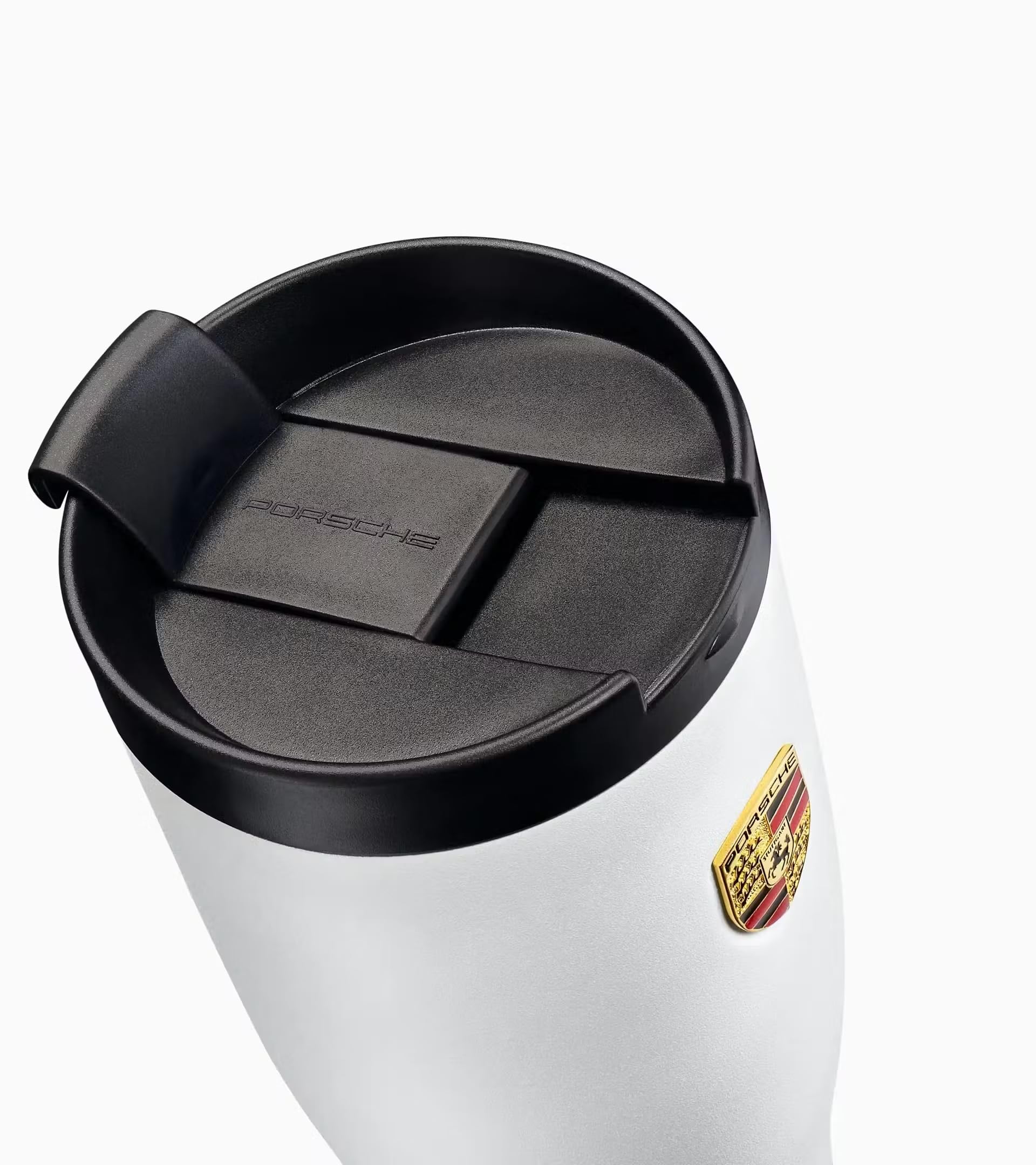 Porsche XL Thermo Mug in Matte White, Stainless Steel 900mL