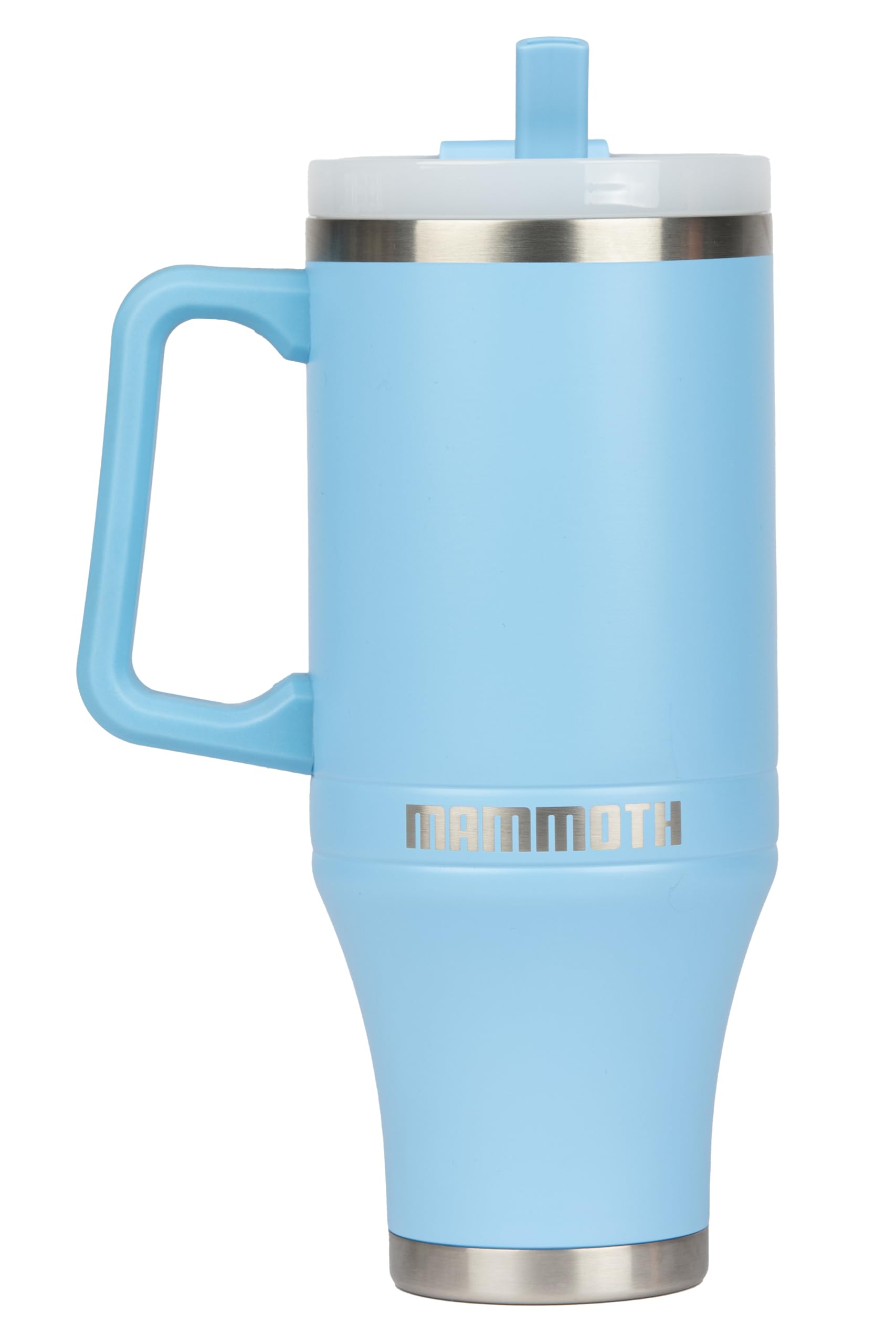 Mammoth Ascent Light Blue Glow in the Dark 40 oz Tumbler with Handle