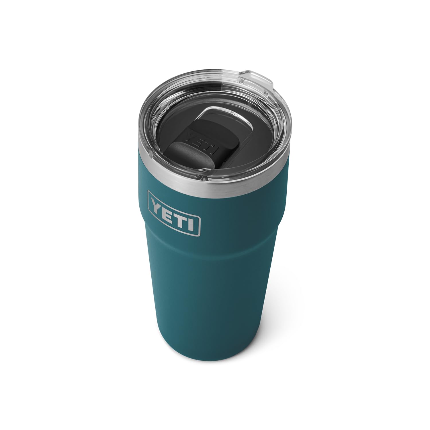 YETI Rambler 20 oz Stackable Tumbler, Stainless Steel, Vacuum Insulated with MagSlider Lid, Agave Teal