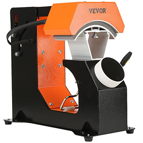 VEVOR 3-in-1 Auto Hat Heat Press Machine for Caps - No Crease, Automatic Release&Press Knob-Style Digital Control Panel, with 3pcs Interchangeable Platens(6.6" x 2.7", 6.6" x 3.8", 6.1" x 3")
