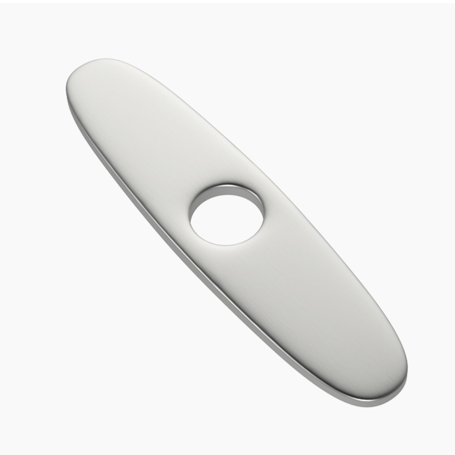 Lefton 10" Sink Cover Plate for 1 or 3 Hole Bathroom or Kitchen Faucet, FCP2201-0 (Brushed Nickel)