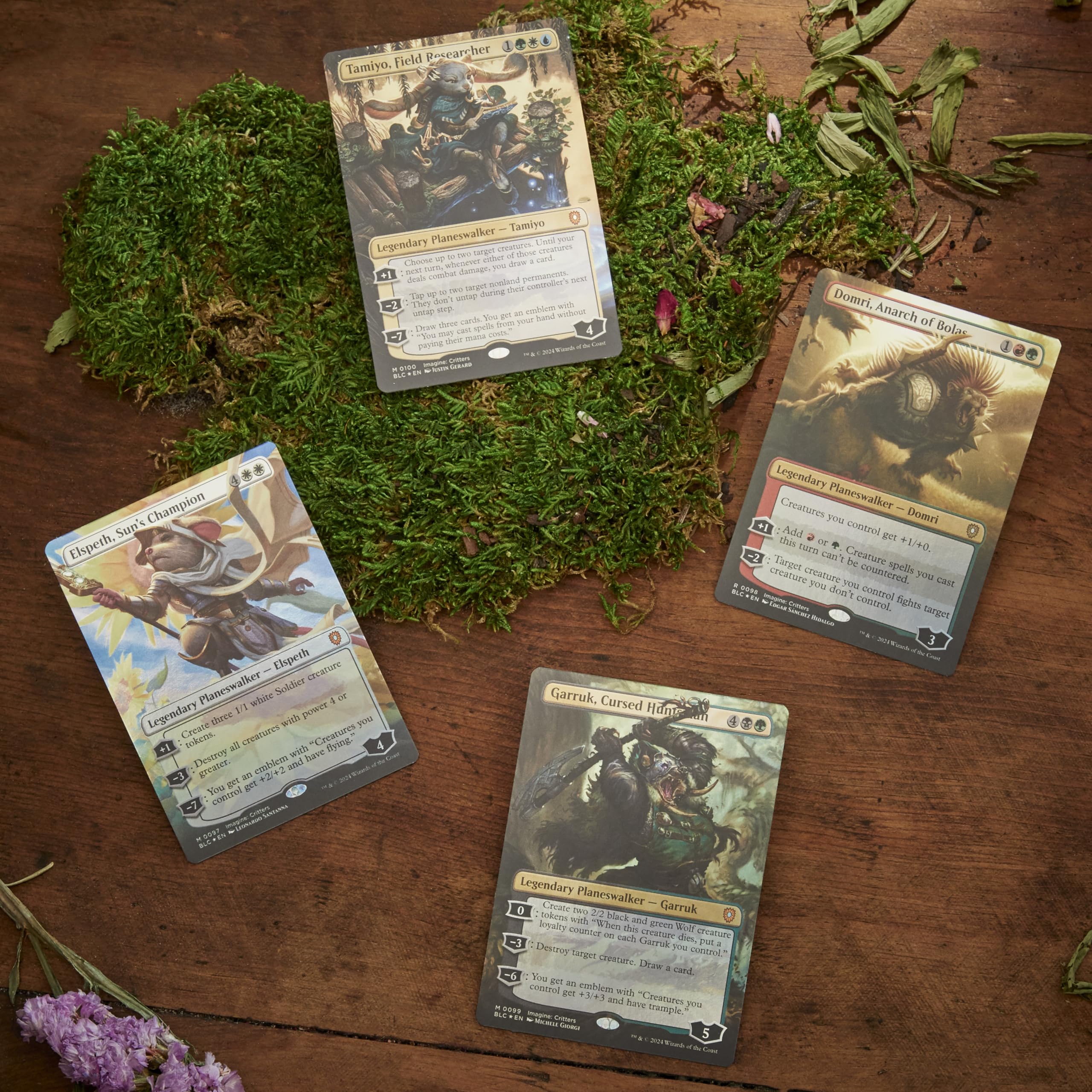 Magic: The Gathering Bloomburrow Commander Deck Bundle - Includes All 4 Decks (Animated Army, Family Matters, Peace Offering, and Squirreled Away)