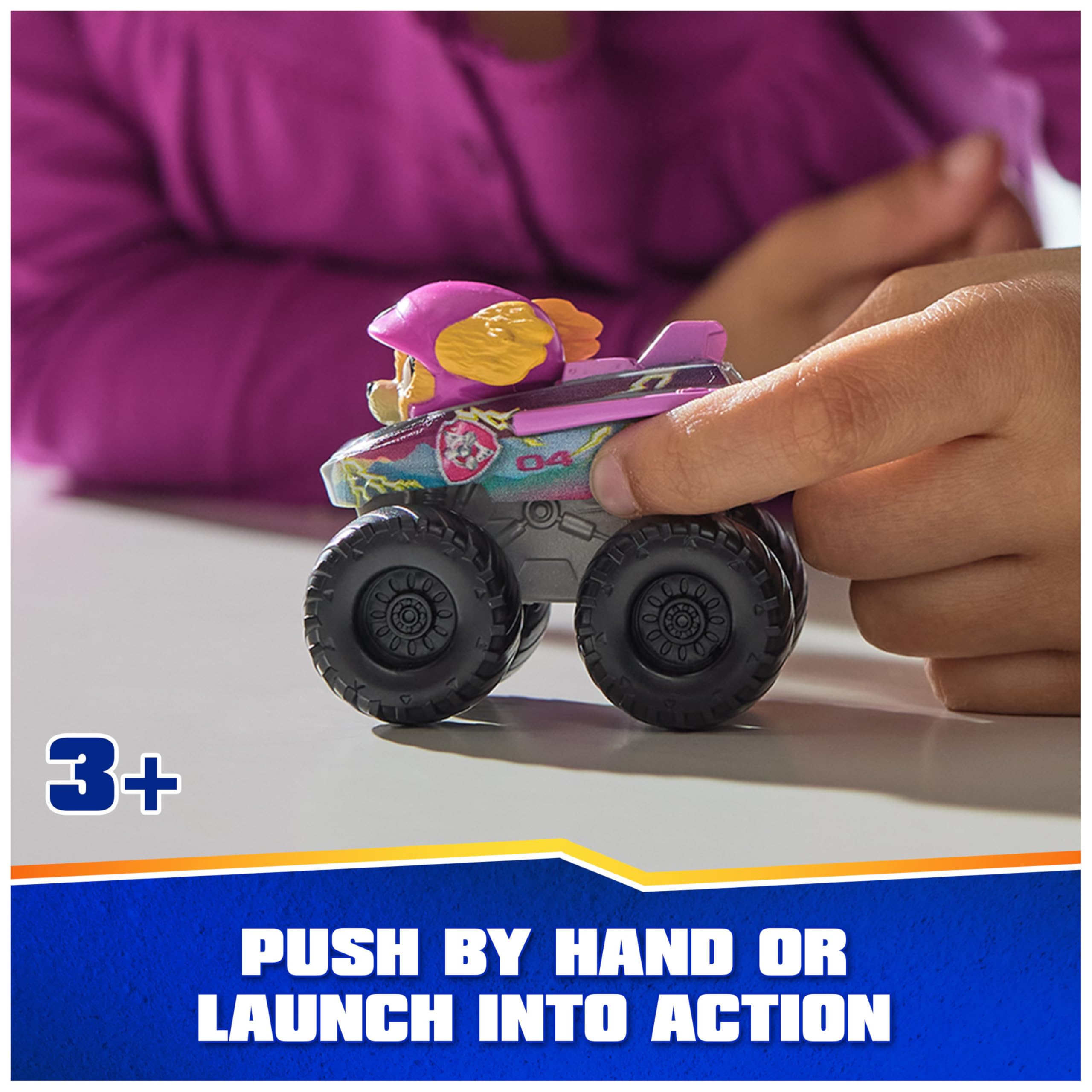 Paw Patrol: Jungle Pups Marshall, Skye & Elephant Action Figures with Projectile Launcher, Kids Toys for Boys and Girls Ages 3 and Up
