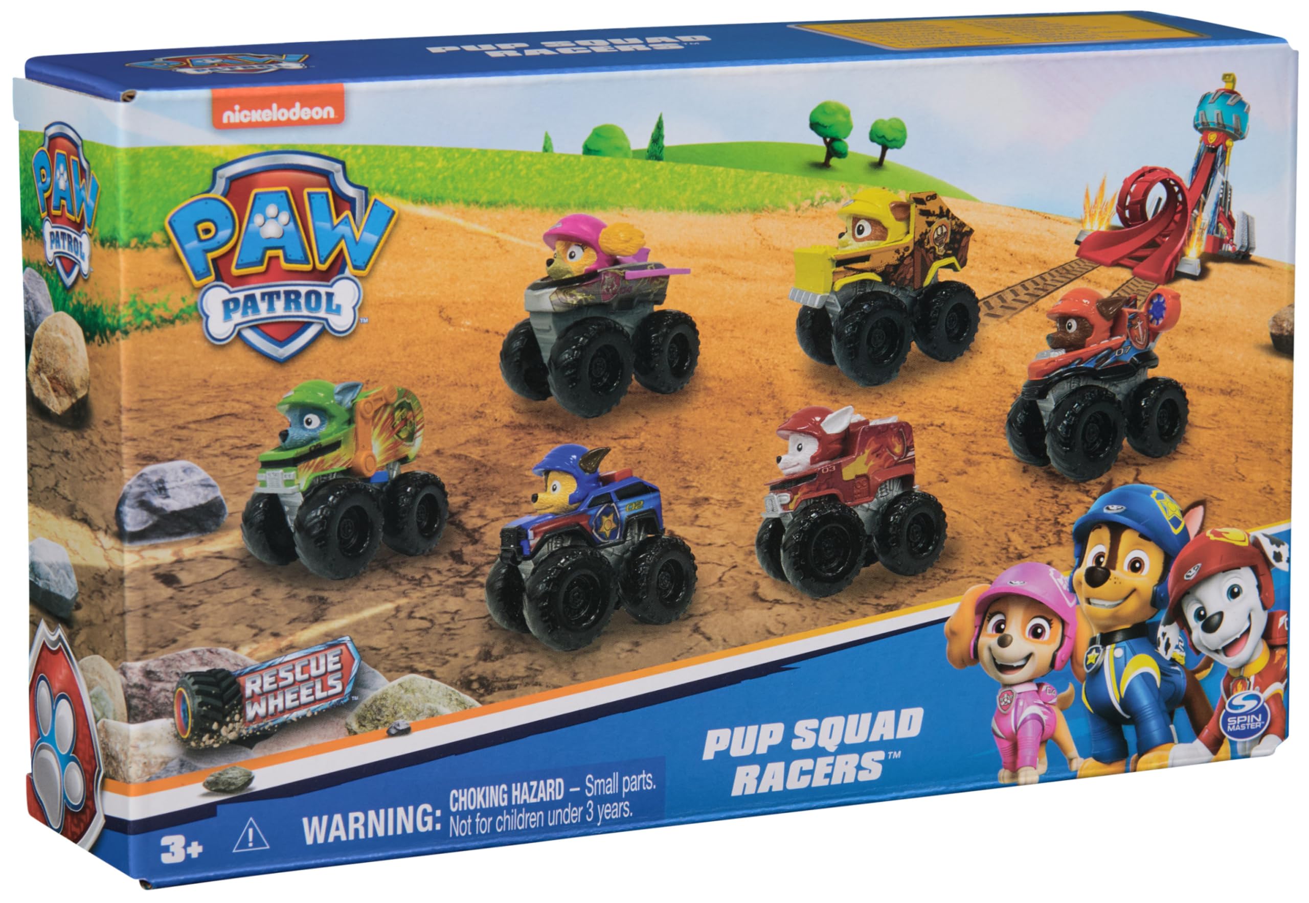 Paw Patrol: Jungle Pups Marshall, Skye & Elephant Action Figures with Projectile Launcher, Kids Toys for Boys and Girls Ages 3 and Up