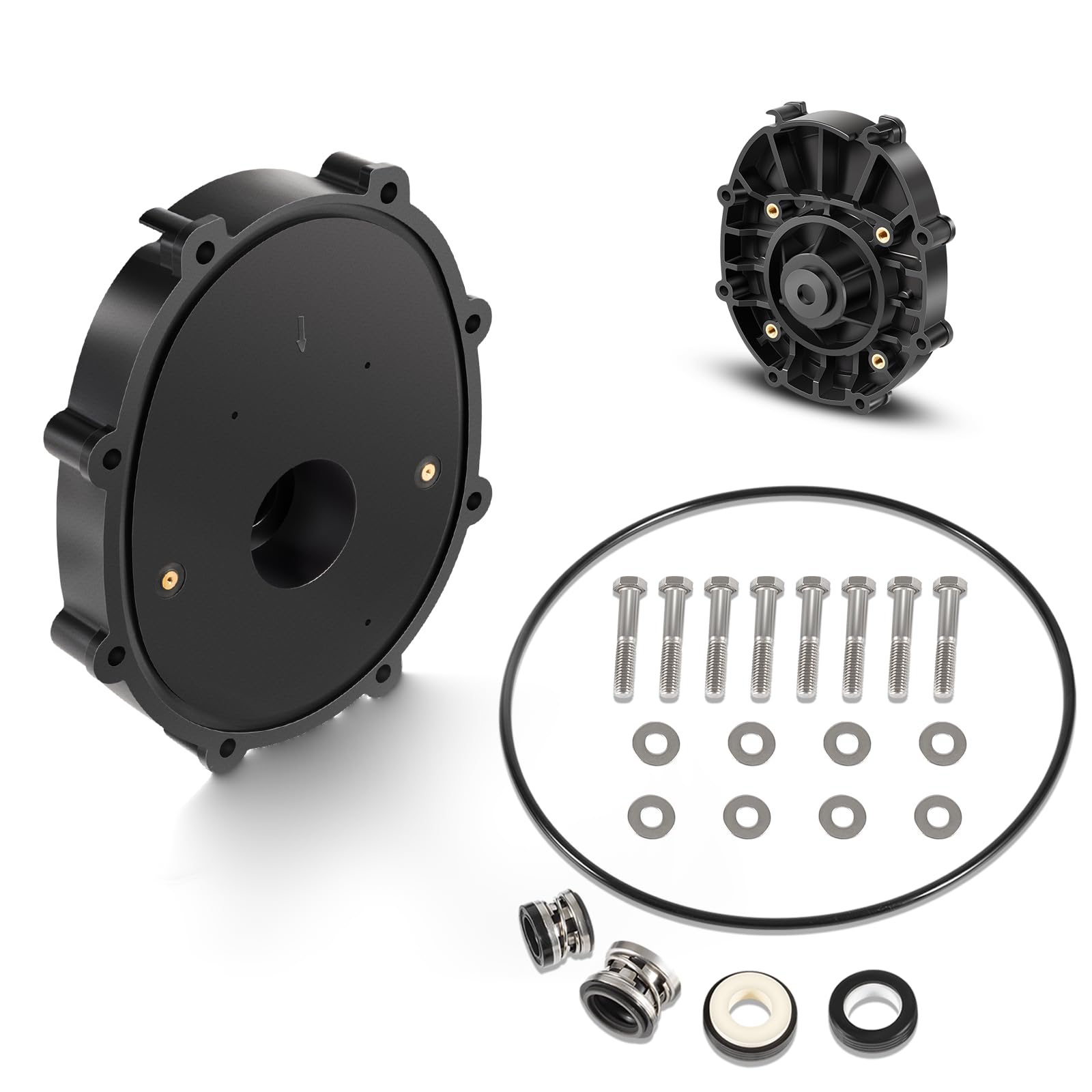 Upgrade Version R0445200 Backplate Fit for Zodiac Jandy ePump, Stealth, PlusHP, Waterfall, MaxHP Series Pumps Models JEP, SHPF/SHPM, PHPF/PHPM, SWF, MHPM