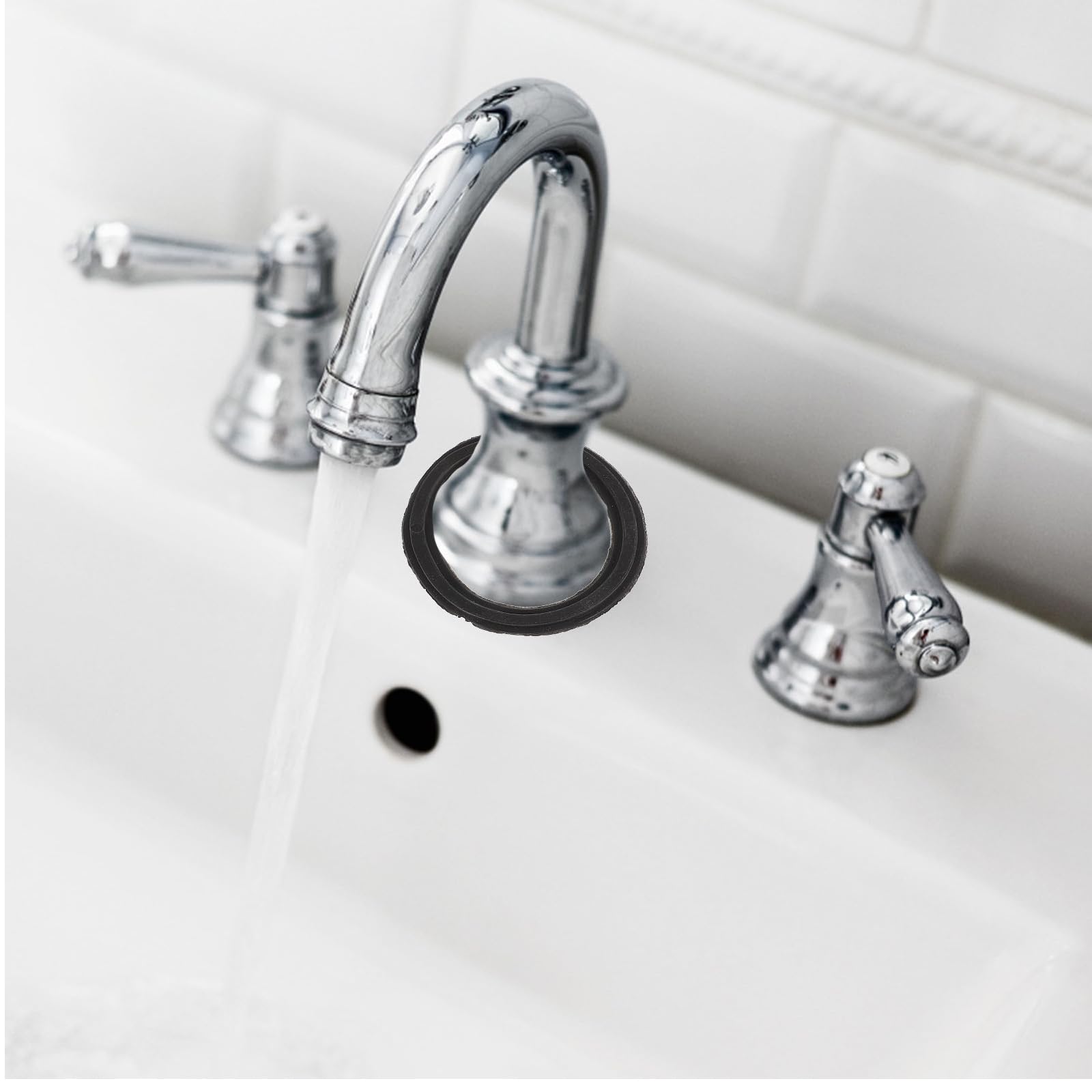 HEMOTON 2 Sets Horseshoe Mounting Accessories Kitchen Faucet Installation Kit Faucet Fixing Fitting Set Washers Sink Faucet Bracket for Repairing Faucet Sink Accesorios Lengthen