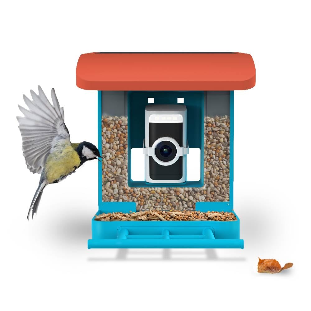 Bird Feeder Camera Case Compatible with Wyze Battery Camera Pro, Wyze Cam Outdoor v1/v2, Wyze Camera v4/v3/v3 Pro, 5 DIY Mounting Methods, Equipped with a Macro Lens (Camera NOT Included)