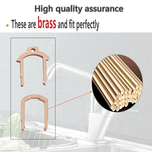BKIFU 96365 Retainer Clips Replacement Part for Moen,fits Moen 1200 & 1225,1225b cartriges Retainer Clips,for Moen Shower Valve Retainer Clip.