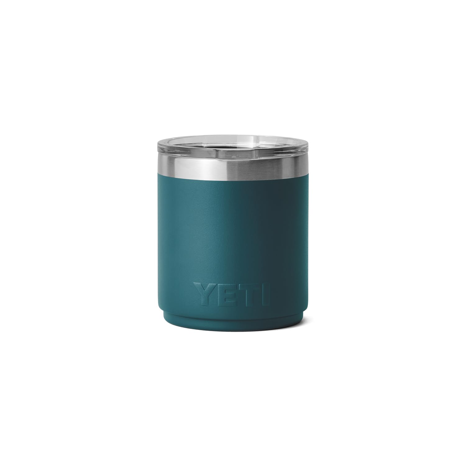 YETI Rambler 10 oz Stackable Lowball 2.0, Vacuum Insulated, Stainless Steel with MagSlider Lid, Agave Teal