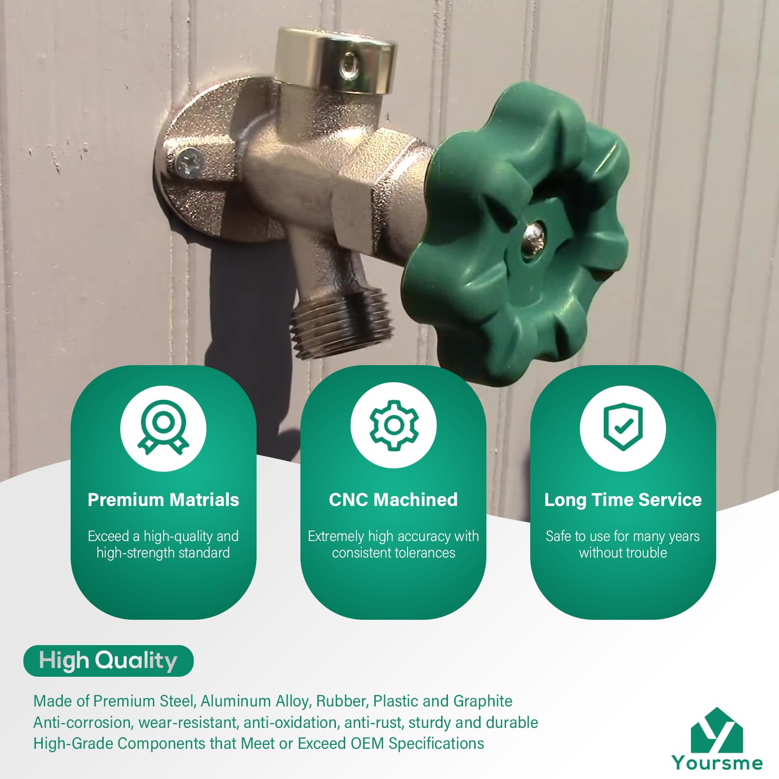 P-164KT-807 Complete Wall Hydrant Service Repair Kit for Prier P-164 Series Wall Hydrant Freezeless Faucet Repair Kit