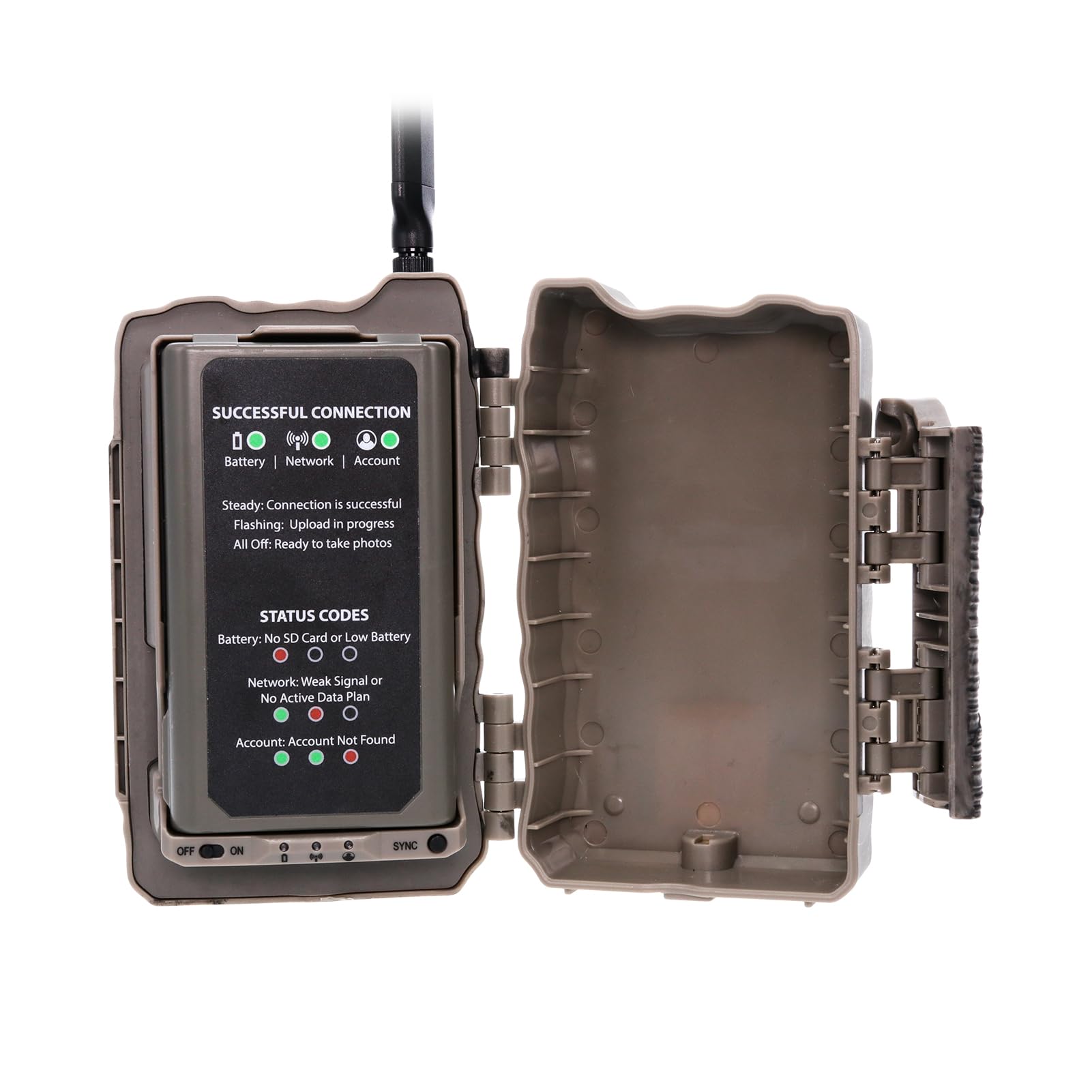 Stealth Cam Deceptor MAX Dual Sim 40MP Photo & 1440P QHD Video No-Glo LED Hunting Cellular Trail Camera, Available on AT&T & Verizon