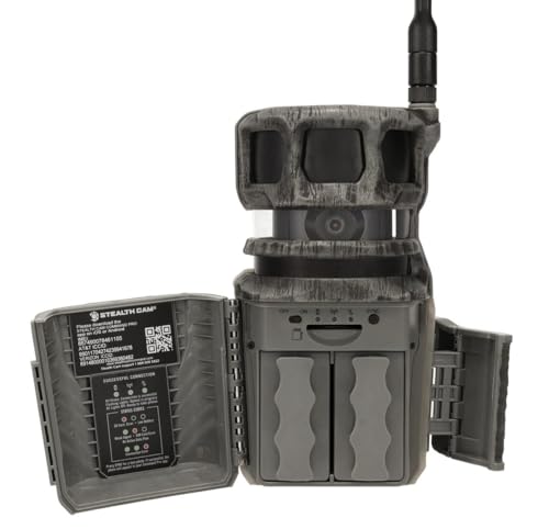 Stealth Cam Revolver 36MP Photo 1080P HD Video at 30 FPS 0.4 Sec Trigger Speed 360-Degree Panoramic View Built-in GPS Hunting Cellular Trail Camera, Verizon and AT&T