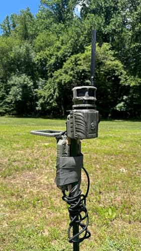 Stealth Cam Revolver 36MP Photo 1080P HD Video at 30 FPS 0.4 Sec Trigger Speed 360-Degree Panoramic View Built-in GPS Hunting Cellular Trail Camera, Verizon and AT&T