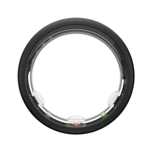 Oura Ring Gen3 Horizon - Stealth - Size 12 - Smart Ring - Size First with Oura Ring Gen3 Sizing Kit - Sleep Tracking Wearable - Heart Rate - Fitness Tracker - 5-7 Days Battery Life