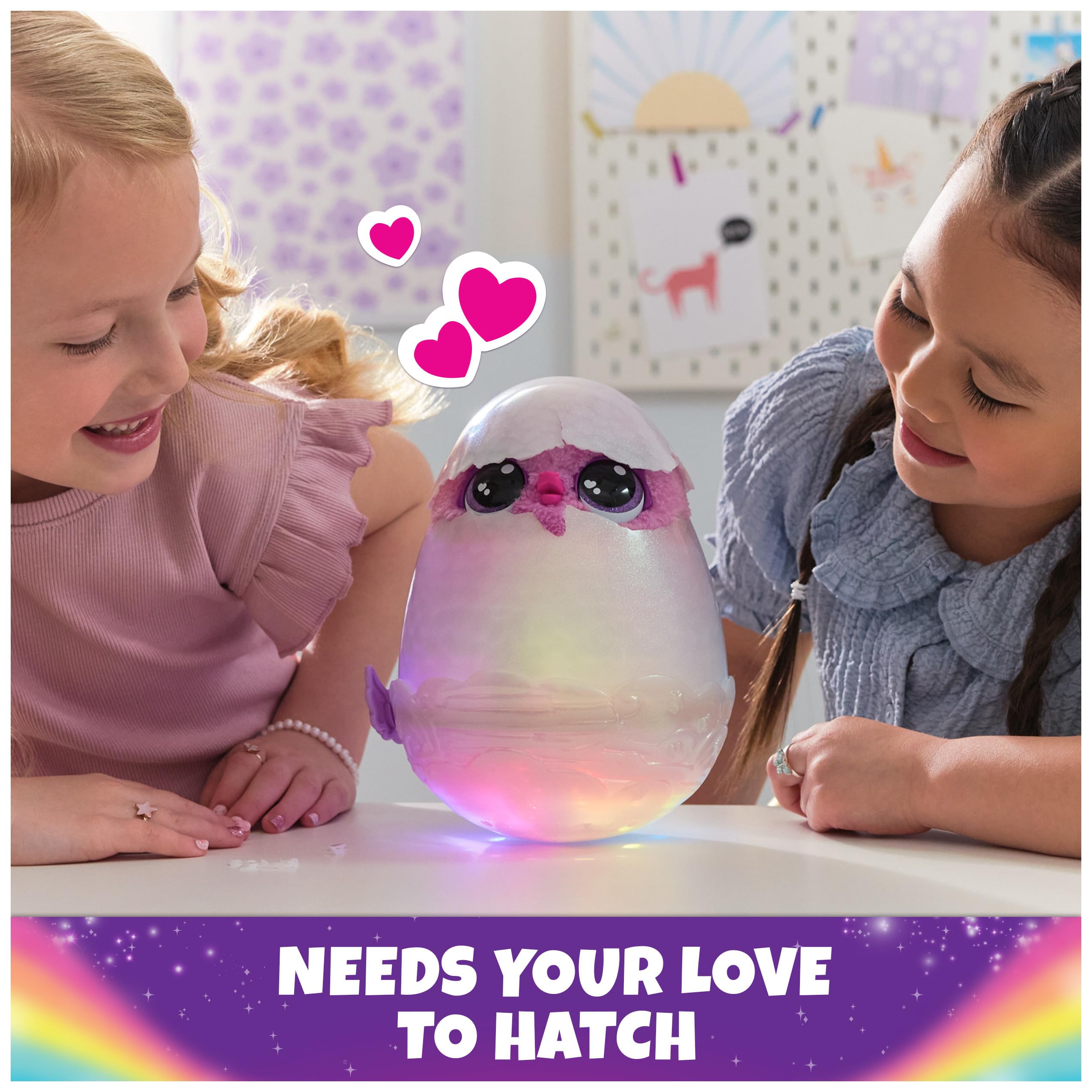 Hatchimals Alive, Mystery Hatch Pufficorn, Surprise Interactive Toy & Egg with Mist, Lights & Sounds (Styles May Vary), Kids Toys for Girls & Boys