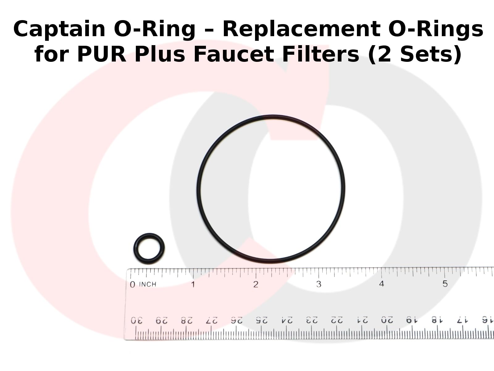 Captain O-Ring β Replacement O-Rings for PUR Plus Sink Faucet Filters (2 Sets)