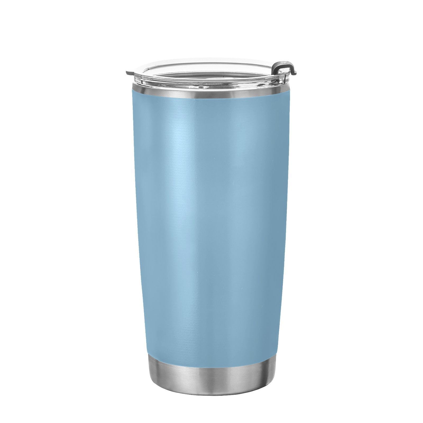 innewgogo Light Blue 20 oz Stainless Steel Vacuum Insulated Tumbler for Women Men Reusable Water Bottle with Leak-proof Lid & Straw Thermal Cup for Home Office School Gym Water Iced Tea Coffee
