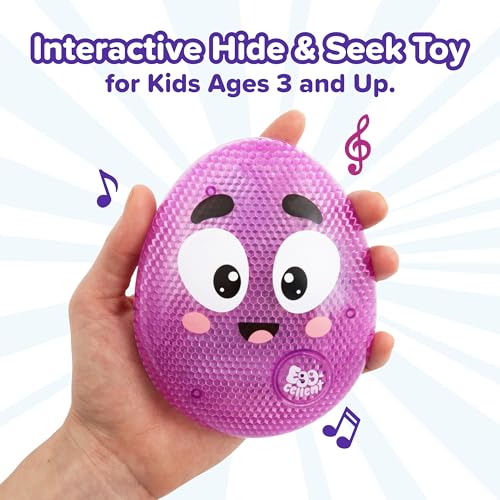 Eggcellent By Relatable, The Kid-Friendly Hide & Seek Game, Silly Poopy Hide & Seek Easter Eggs Toddler Toys, Includes 1 Eggcellent Light-Up Toy That Sings, Great Easter Basket Stuffers for Toddler